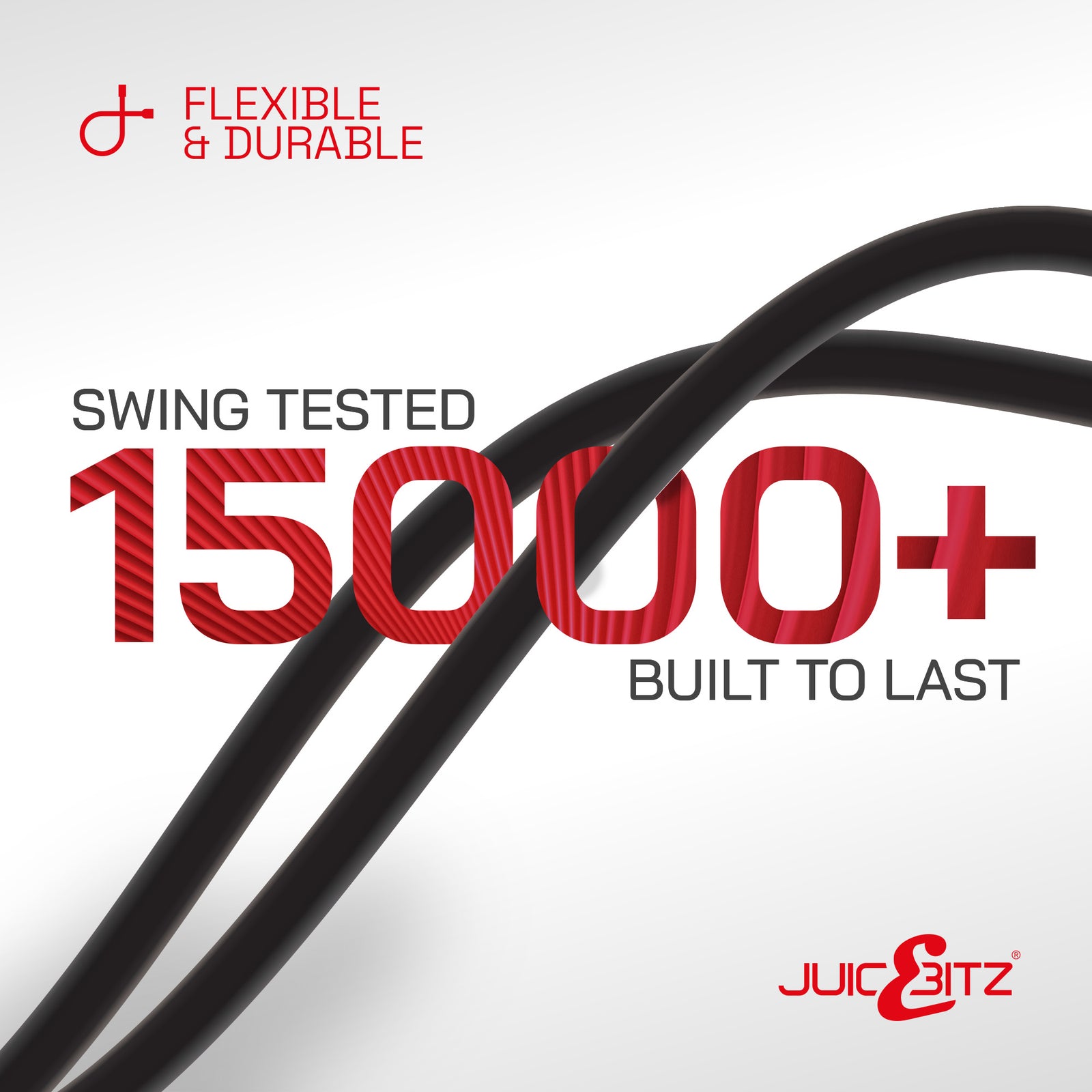 JuicEBitz - USB to Micro-USB Fast Charger Data Cable - Black