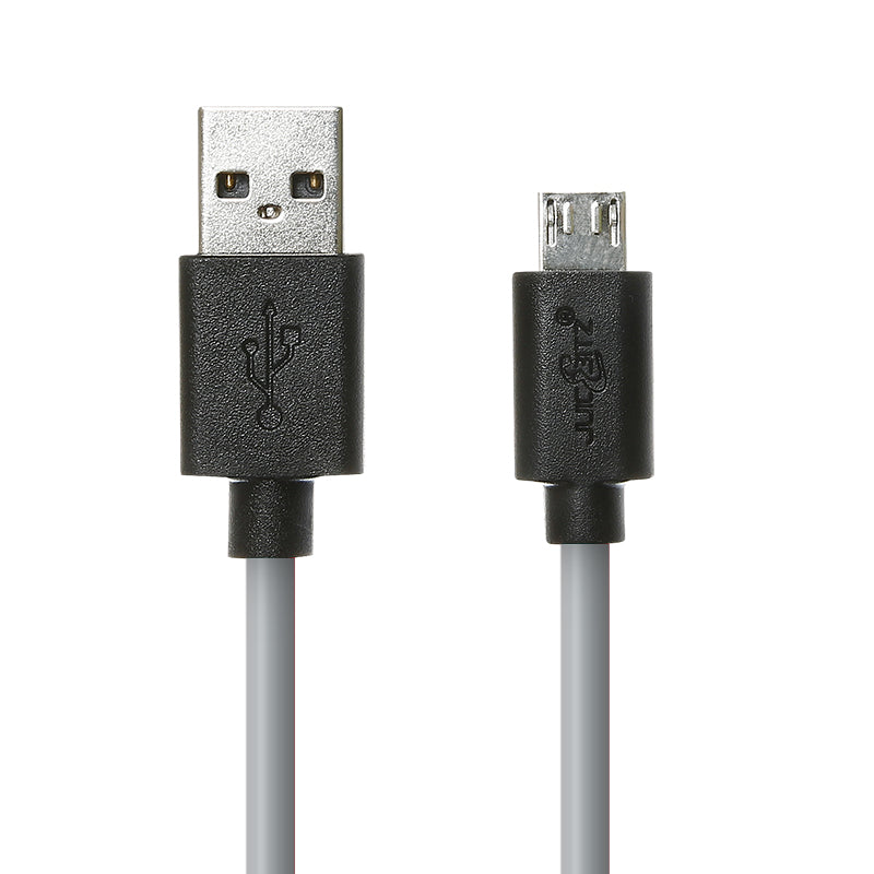 JuicEBitz - USB to Micro-USB Fast Charger Data Cable -Grey