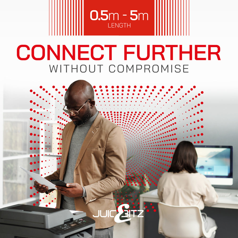 Premium USB 2.0 Type A to Type B Male Shielded Printer Cable