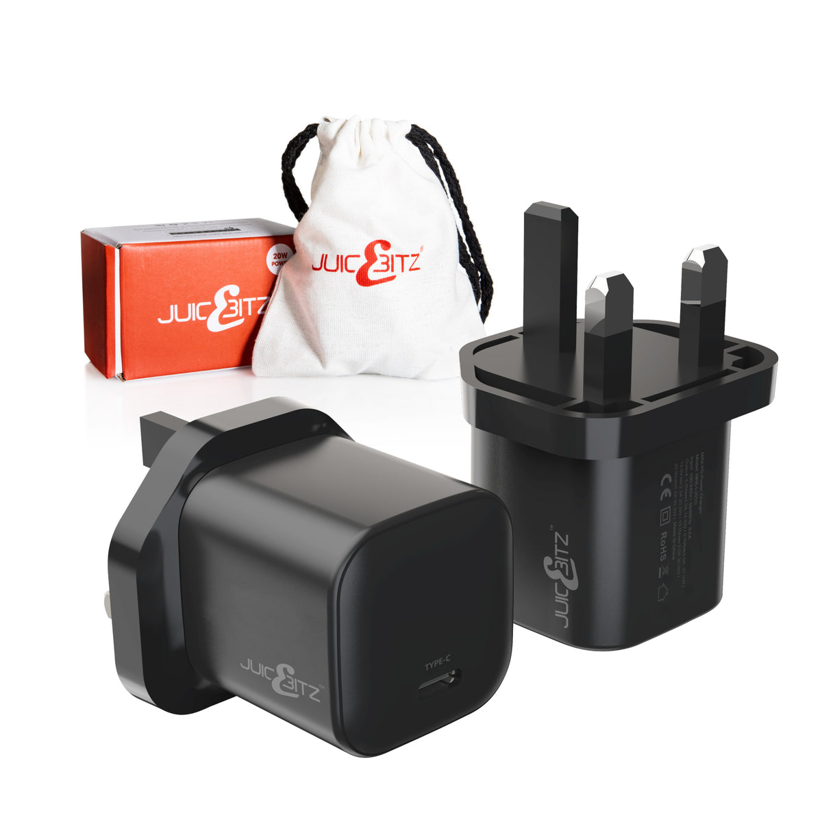 JuicEBitz - Mains Chargers JuicEBrick™ Series USB Fast Chargers