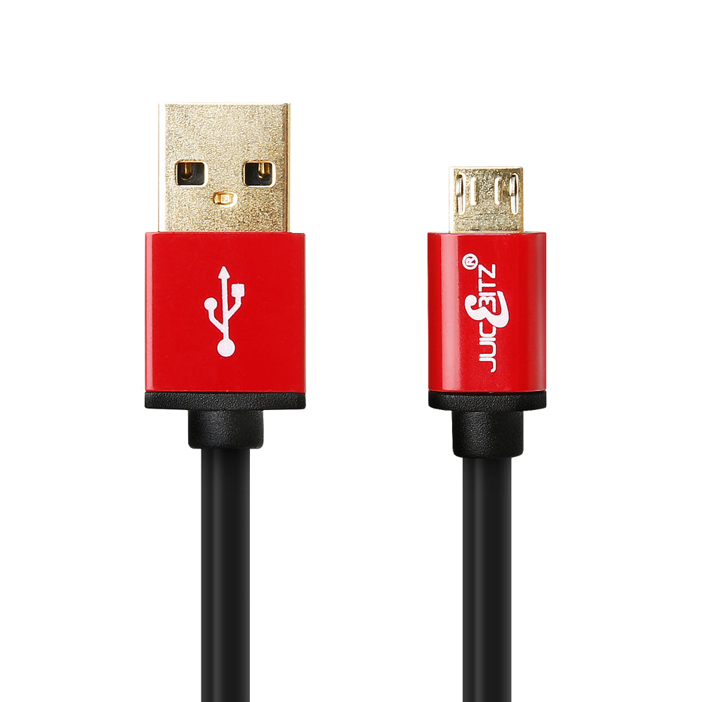 JuicEBitz - Premium USB 2.0 Type A to Micro USB Cable 20AWG 2.4A Fast ...