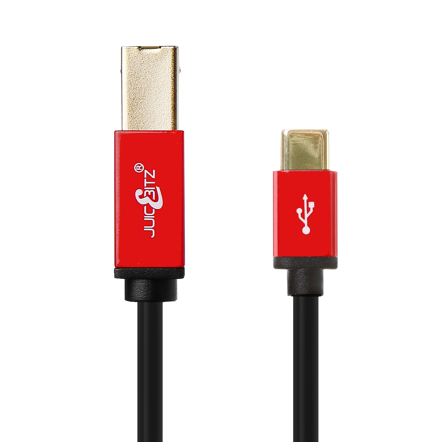 Premium USB Type-C to USB 2.0 Type B Male Shielded Printer Cable